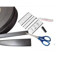 China Warehouse C Channel Magnetic Label Holders 3x1'' With White Paper And Clear Film for sale