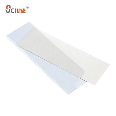 China Writable Magnetic Label Holder White Clear PVC Label Holder Pocket for sale