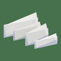 China Writable Magnetic Label Holder White Clear PVC Label Holder Pocket for sale
