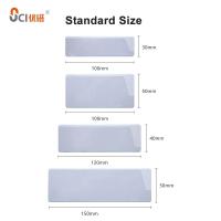 China Writable Magnetic Label Holder White Clear PVC Label Holder Pocket for sale