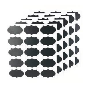 China Dry Erase Removable Labels Black Reusable Bottle Labels for sale