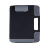 China Portable Black Plastic A4 Clipboard Box File Waterproof For School for sale