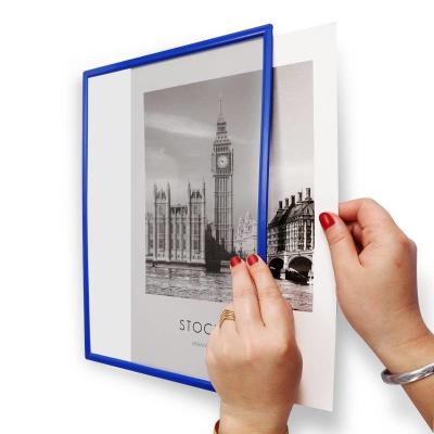 China A4 Magnetic File Pocket Document Display Frame Reusable Magnetic Document Holder for sale