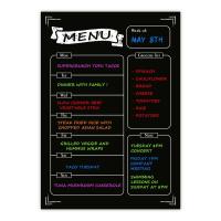 China Removable Magnetic Calendar Planner Dry Erase Meal Planning Notepad A5 Custom for sale