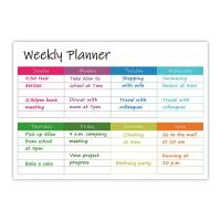 China Soft Whiteboard Magnetic Calendar Planner A4 A3 Dry Erase Weekly Planner for sale