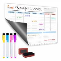 China Soft Whiteboard Magnetic Calendar Planner A4 A3 Dry Erase Weekly Planner for sale