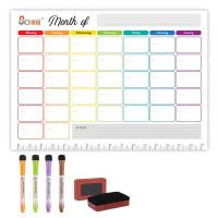 China Fridge Magnetic Calendar Planner Family Monthly Planner Whiteboard for sale