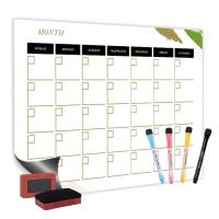 China Fridge Magnetic Calendar Planner Family Monthly Planner Whiteboard for sale
