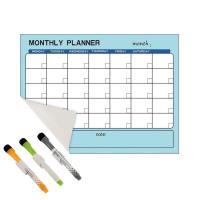 China Dry Erase Reusable Calendar Planner Sticky Monthly Planner SGS OEM for sale