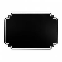 China Black Reusable Calendar Planner Dry Erase Sticky Board 17x13 Inch For Glass Ceramic Tile Wall for sale