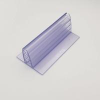 China Supermarket Price Tag Holder Plastic Shelf Label Holder Reusable For Wire Shelf for sale