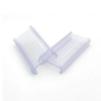 China Supermarket Label Holder 3.5*7.5cm Plastic Shelf Label Holder Writable for sale