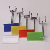 China ODM Plastic Shelf Label Holder Reusable Clip On Labels For Storage Baskets for sale