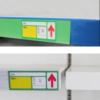 China Self Adhesive Clear Plastic Shelf Label Holder For Price Tag Eco Friendly for sale