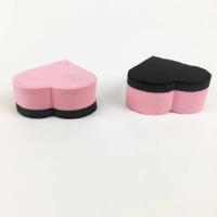 China Heart Shaped EVA Magnetic Whiteboard Erasers For Office School for sale