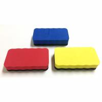 China Office School Magnetic White Board Erasers Smudge Free Lightweight for sale