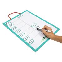 China Writable Wall Hanging Preschool Reward Chart Board With Magnetic Sticker for sale