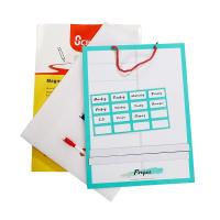 China Writable Wall Hanging Preschool Reward Chart Board With Magnetic Sticker for sale