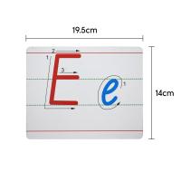 China Custom Printing Children's Learning Alphabet Cards Erasable Modern Teacher Aids for sale