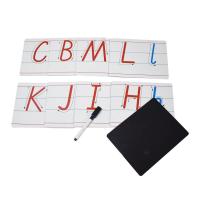 China Custom Printing Children's Learning Alphabet Cards Erasable Modern Teacher Aids for sale