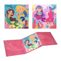 China Children Preschool Books Foldable Puzzle Game Books With Magnetic Stickers for sale