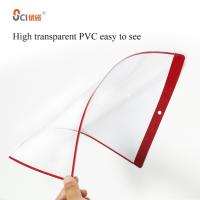 China Transparent PVC Wall Mounted Document Holder Magnetic Pocket Folders PH01 Dustproof for sale