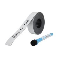 China Durable Magnetic Whiteboard Sticker Dry Erase Magnetic Strip Roll Erasable for sale