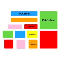 China Colored  Writable Magnetic Whiteboard Stickers Dry Erase Magnetic Labels SGS for sale