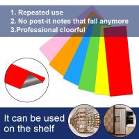 China Colored  Writable Magnetic Whiteboard Stickers Dry Erase Magnetic Labels SGS for sale