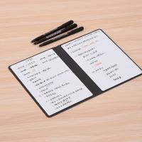China Custom Whiteboard Notebook Magnetic Dry Erase Notepad With Cover for sale