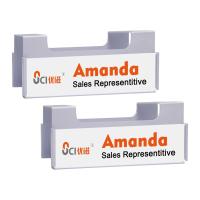 China Magnetic Double Sidesd Display Cubicle Name Holder waterproof for sale