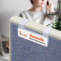 China Magnetic Double Sidesd Display Cubicle Name Holder waterproof for sale