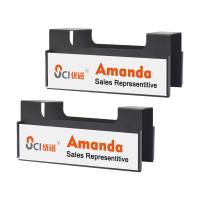 China Magnetic Double Sidesd Display Cubicle Name Holder waterproof for sale