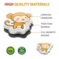 China Colorful Refrigerator Cute Animal Fridge Magnets For Kids for sale