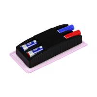 China Custom Plastic Magnetic Whiteboard Erasers With Pen Holder for sale
