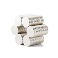 China Circular Strong Magnetic Buttons Round Neodymium Magnets 10x10mm 15x3mm for sale