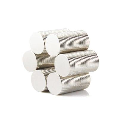 China Circular Strong Magnetic Buttons Round Neodymium Magnets 10x10mm 15x3mm for sale