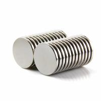 China Circular Strong Magnetic Buttons Round Neodymium Magnets 10x10mm 15x3mm for sale
