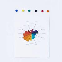 China Whiteboard Magnetic Button Colorful Round Magnetic Button Fridge Magnets for sale
