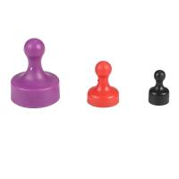 China Pawn Shape Whiteboard Magnetic Button Pins Colorful For School Home Office for sale