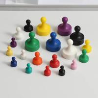 China Pawn Shape Whiteboard Magnetic Button Pins Colorful For School Home Office for sale