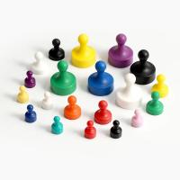 China Pawn Shape Whiteboard Magnetic Button Pins Colorful For School Home Office for sale