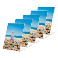 China Transparent Reusable Tabletop Photo Frames L Shape Picture Frame 297x210cm for sale