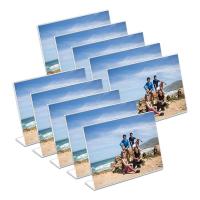 China Transparent Reusable Tabletop Photo Frames L Shape Picture Frame 297x210cm for sale