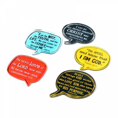 China Acrylic Magnetic Souvenir Custom Designs Fridge Magnets Durable for sale
