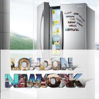 China Custom Logo Magnetic Souvenir Silk Printing MDF Wood Fridge Magnets for sale