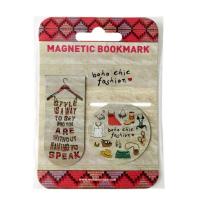 China Childrens Cute Magnetic Bookmarks Magnetic Gift ODM With Full Color Printed Art Paper for sale