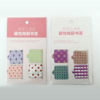 China Childrens Cute Magnetic Bookmarks Magnetic Gift ODM With Full Color Printed Art Paper for sale