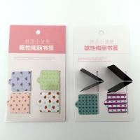 China Childrens Cute Magnetic Bookmarks Magnetic Gift ODM With Full Color Printed Art Paper for sale