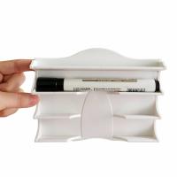 China Office School Whiteboard Pen Holders PVC Whiteboard Marker Holder Magnetic for sale